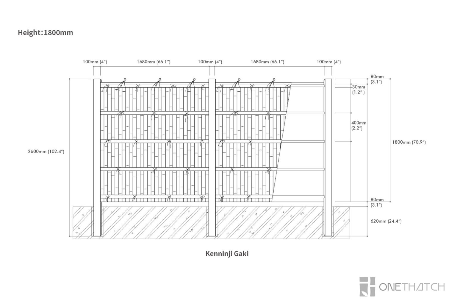Why should I choose an ONETHATCH® Bamboo Fencing?