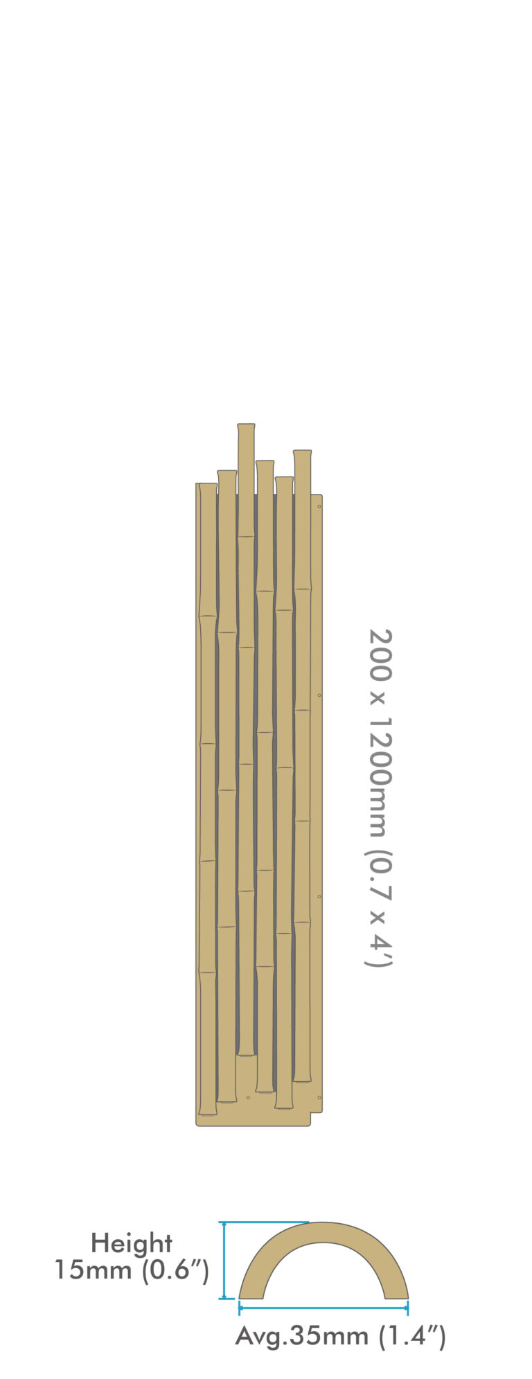 Shop Artificial Bamboo Panels & Wall Claddings| ONETHATCH