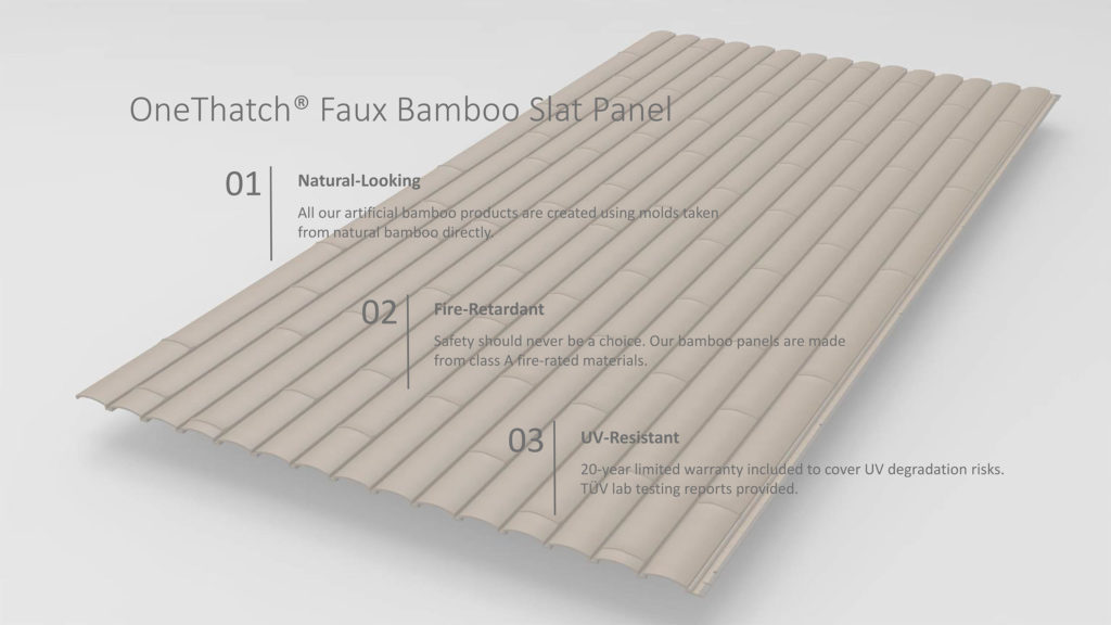 6 Features of Synthetic Thatch & Artificial Bamboo - ONETHATCH