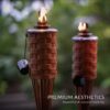 ONETHATCH® Bamboo Torch (Brown) | Citronella Tiki Torches