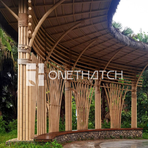 Aluminum Bamboo Poles | Aluminum Bamboo Wall Claddings - OneThatch