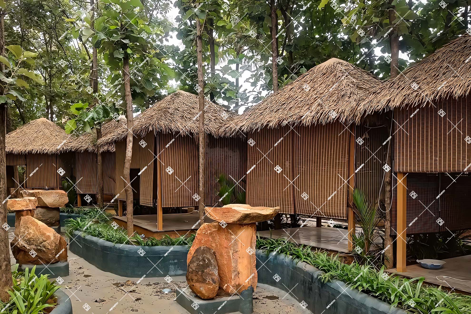 How to Install NIPA Engineered Thatch Palm | ONETHATCH